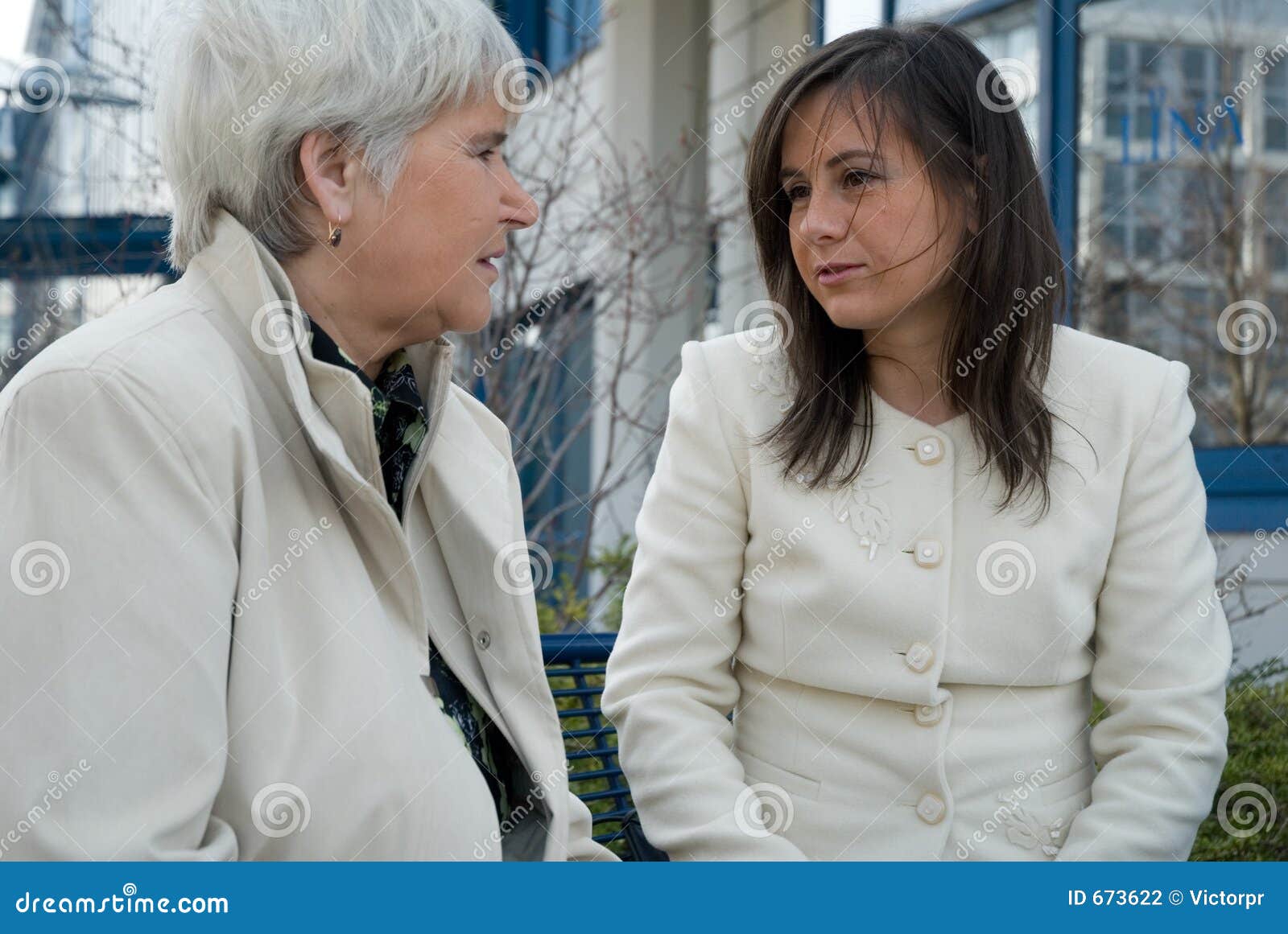 Women discussing stock photo. Image of color, businesspeople - 673622