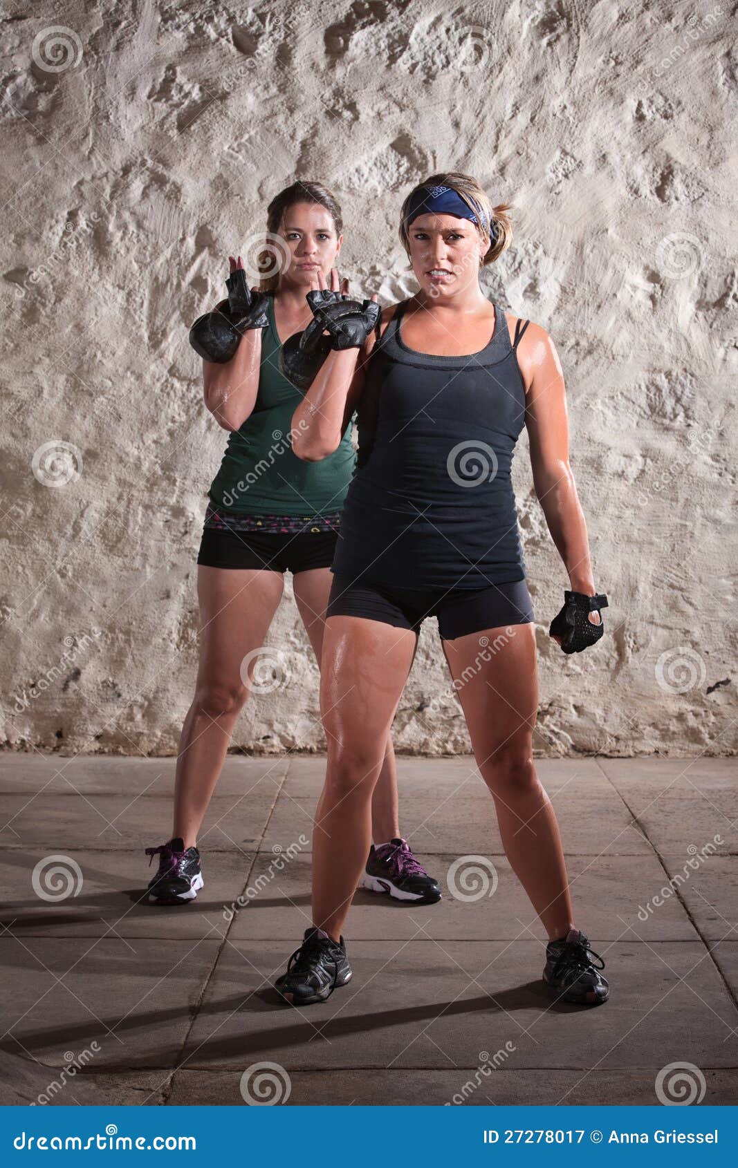 Women Doing Boot Camp Style Workout Stock Image - Image of kettle, girl ...