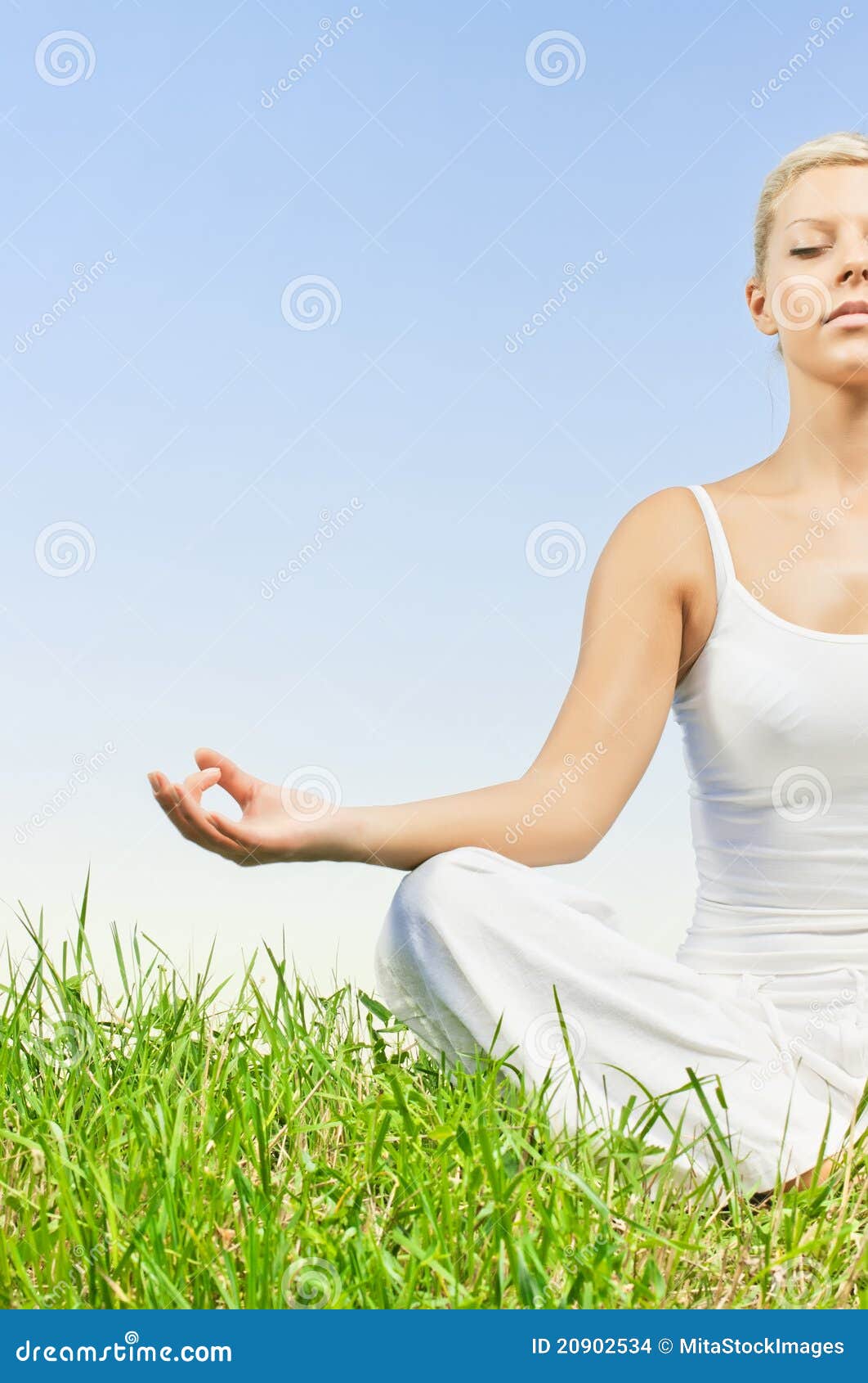 Women Doing Yoga Exercising Outdoors Stock Photo - Image of like ...