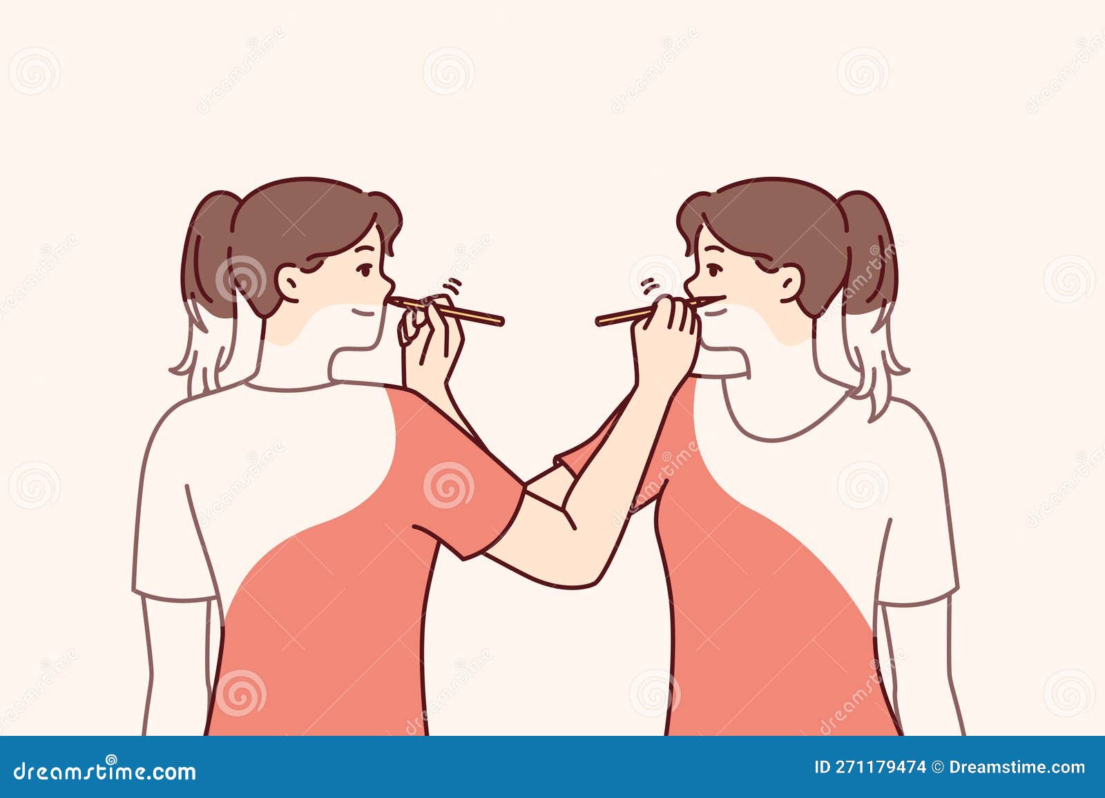 Women Draw Each Other at Same Time for Concept Self-development and ...