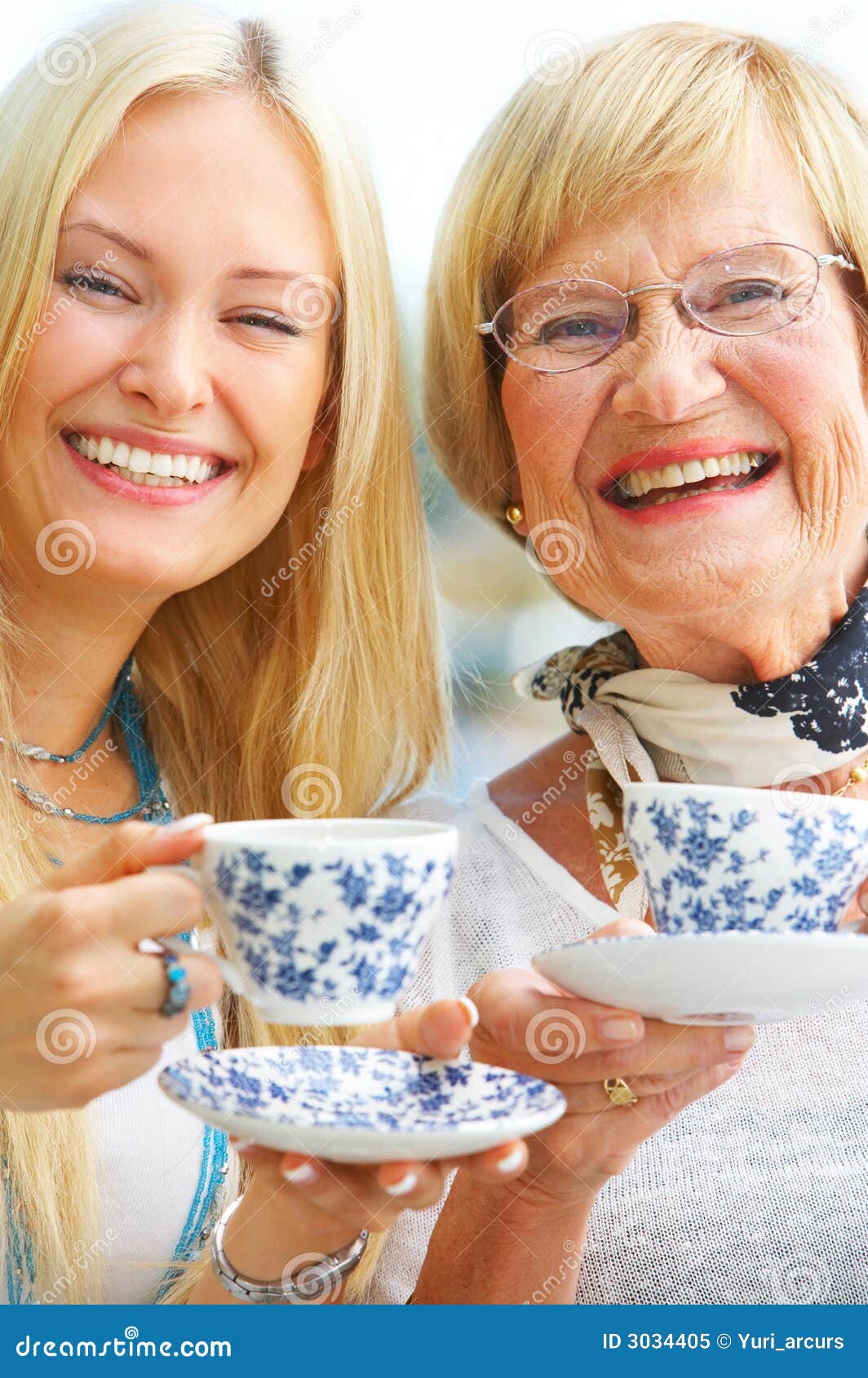 Women drinking tea. stock image. Image of family, humorous - 3034405