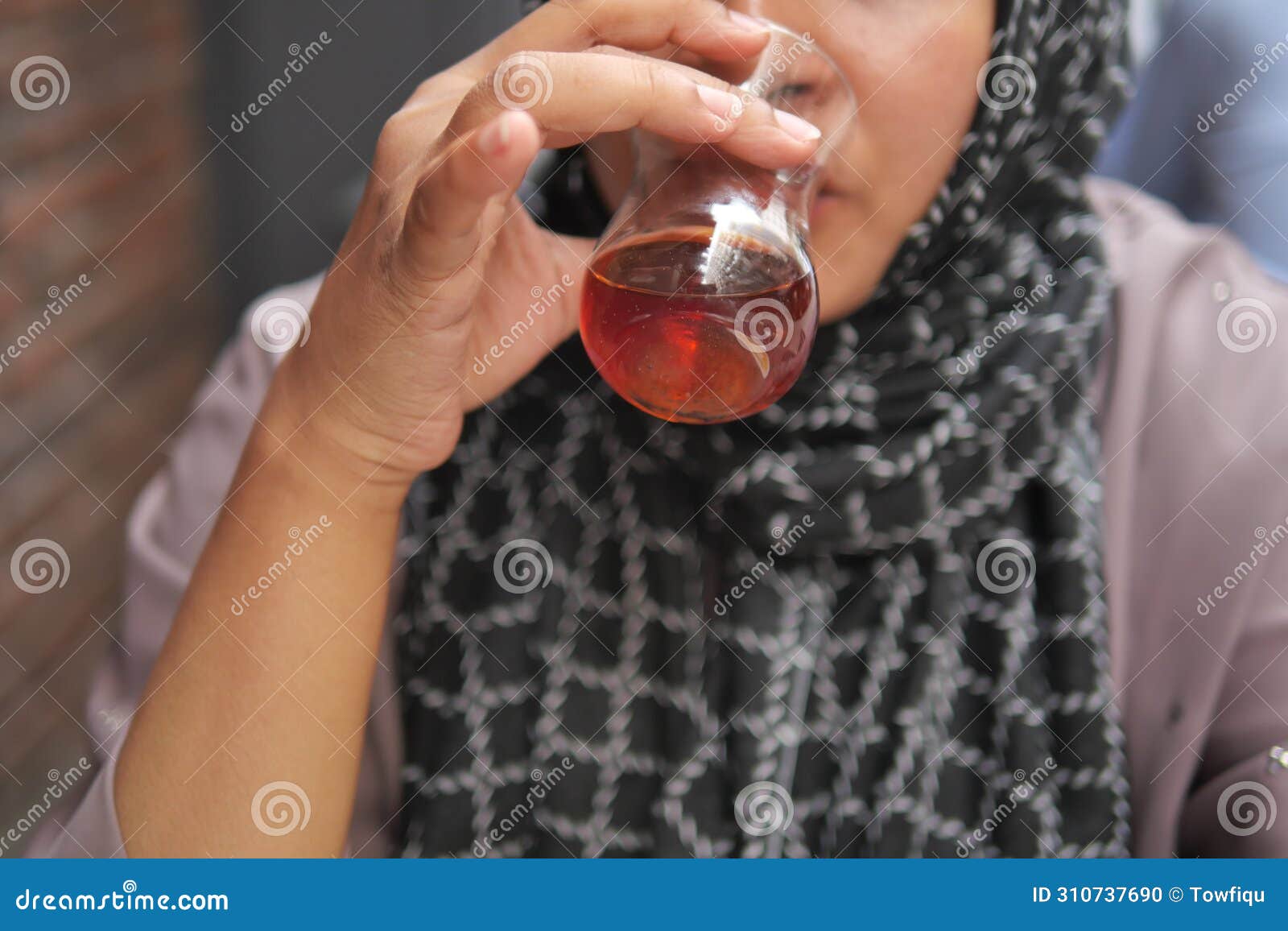 Women Drinking Traditional Turkish Tea Stock Photo - Image of herbal ...