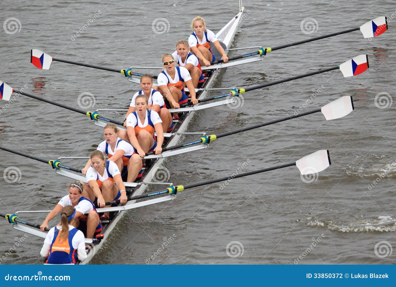 Women Eight - 100th Primatorky Rowing Race Editorial Photography ...