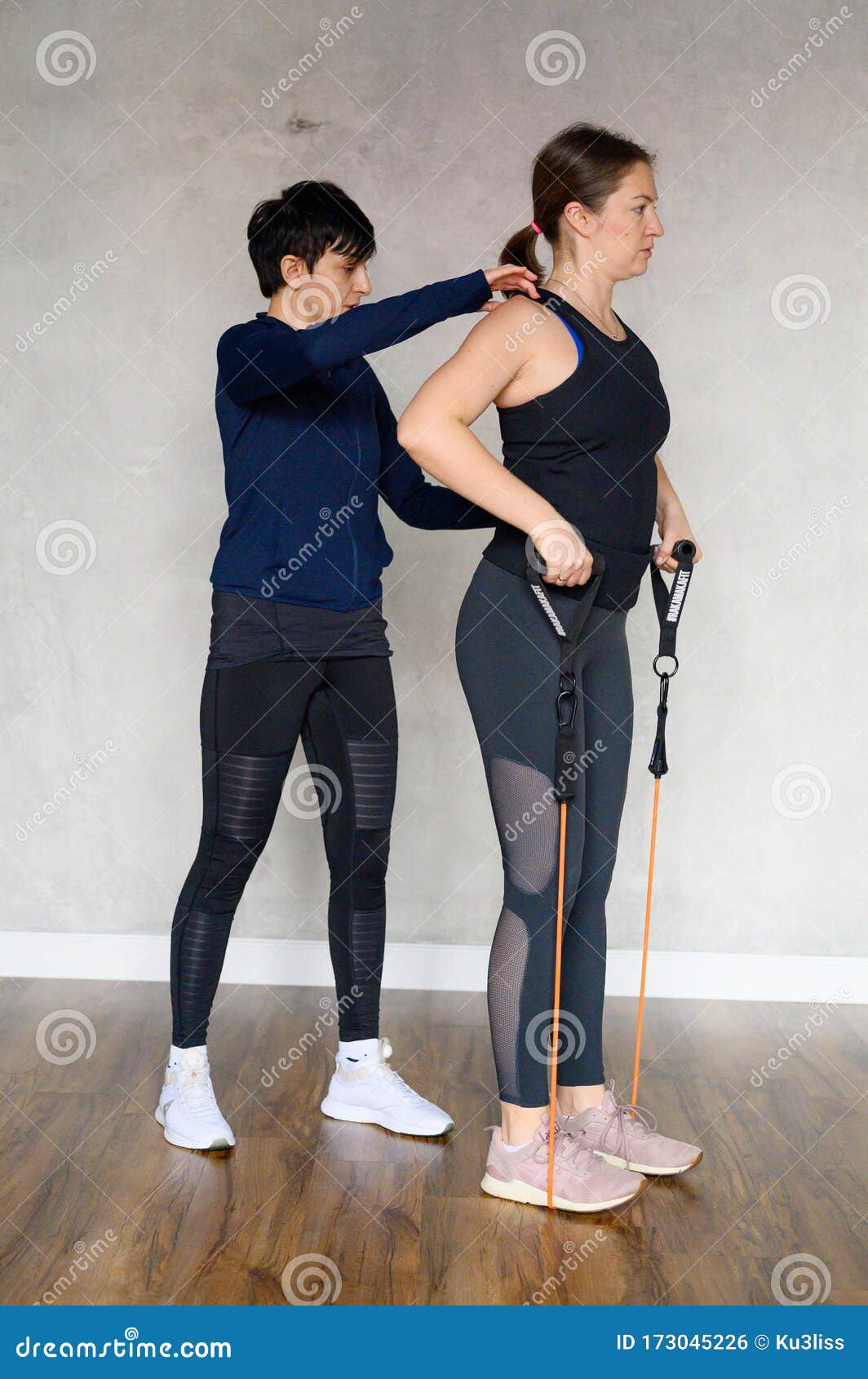 Women Engaged in Strength and Functional Training in the Studio ...