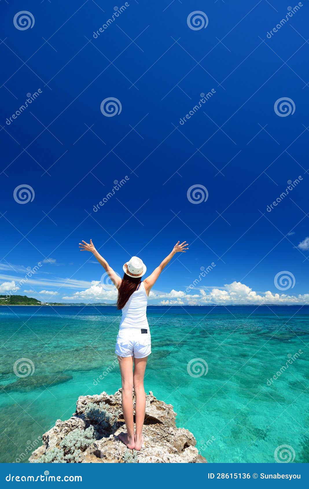 Women enjoy the sun. stock photo. Image of charming, cheerful - 28615136
