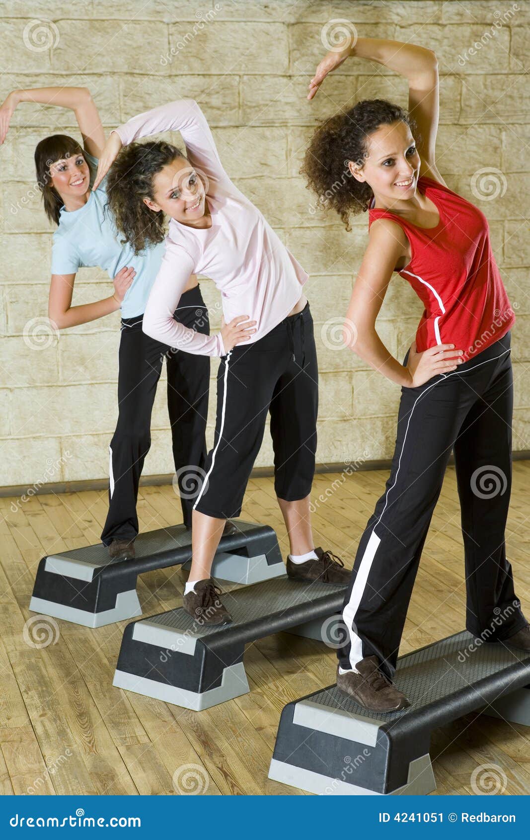 Women exercising stock image. Image of leisure, group - 4241051