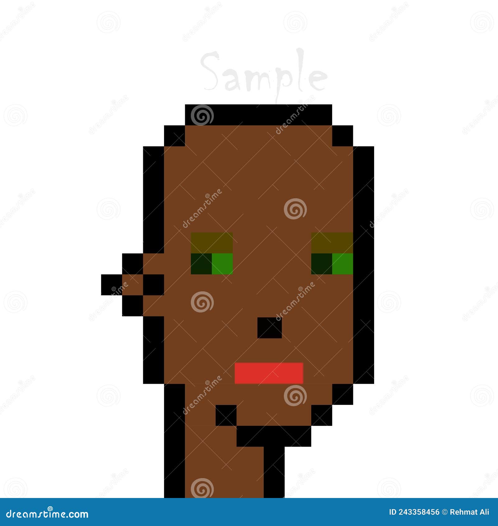 Women Face Cryptopunks, NFT Blockchain, Pixel Art Character on ...