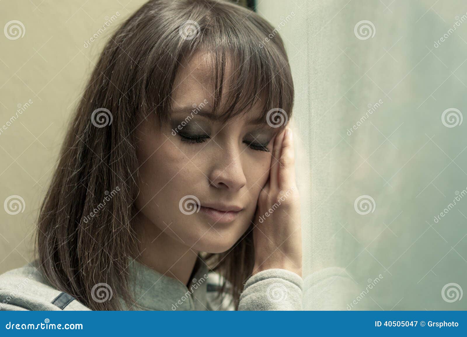 Women face moody stock image. Image of problems, sadness - 40505047