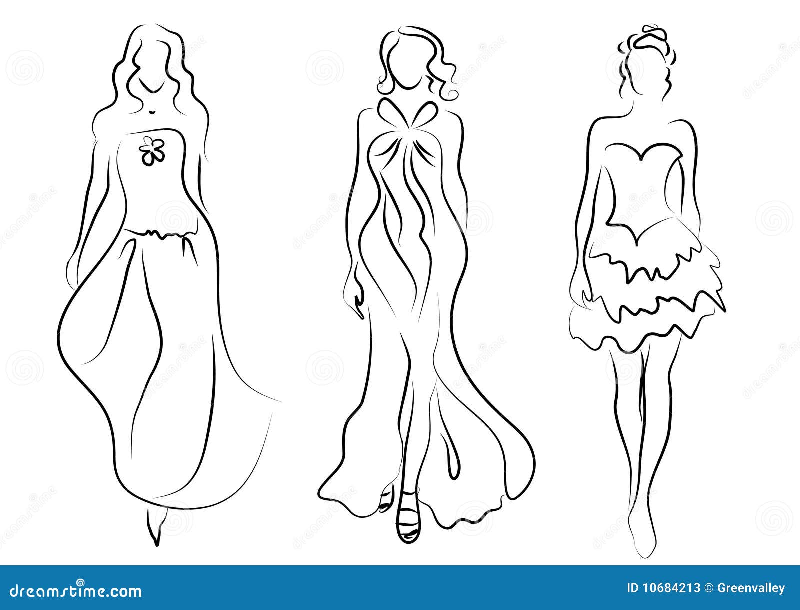 Women fashion stock vector. Illustration of pattern, elegance - 10684213