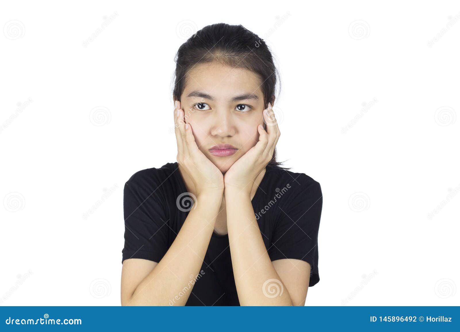 Women feel worried stock photo. Image of temperament - 145896492