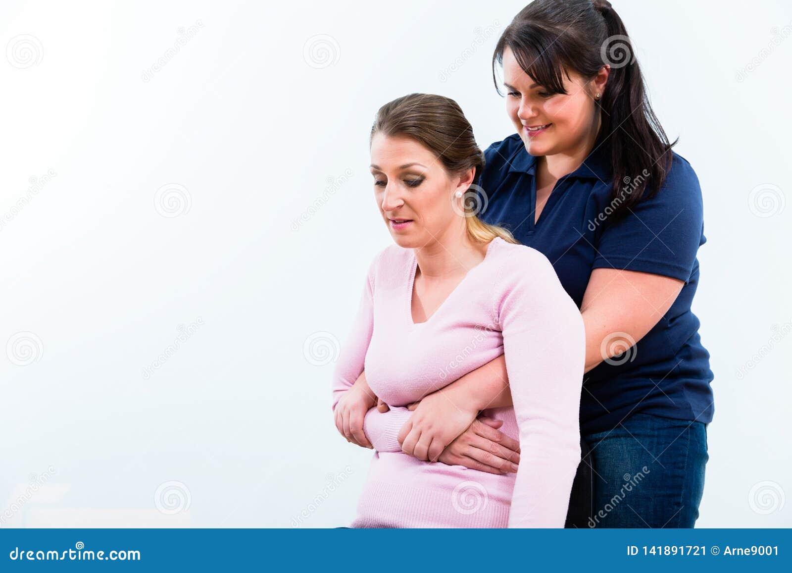 Women in First Aid Course Practicing Rescue of Accident Victims Stock ...