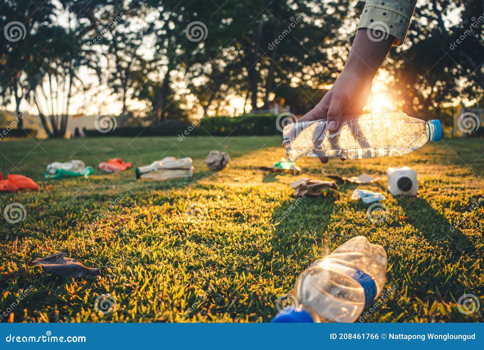 Women Garbage Collection for To Keep Clean and Take Recycling Stock ...
