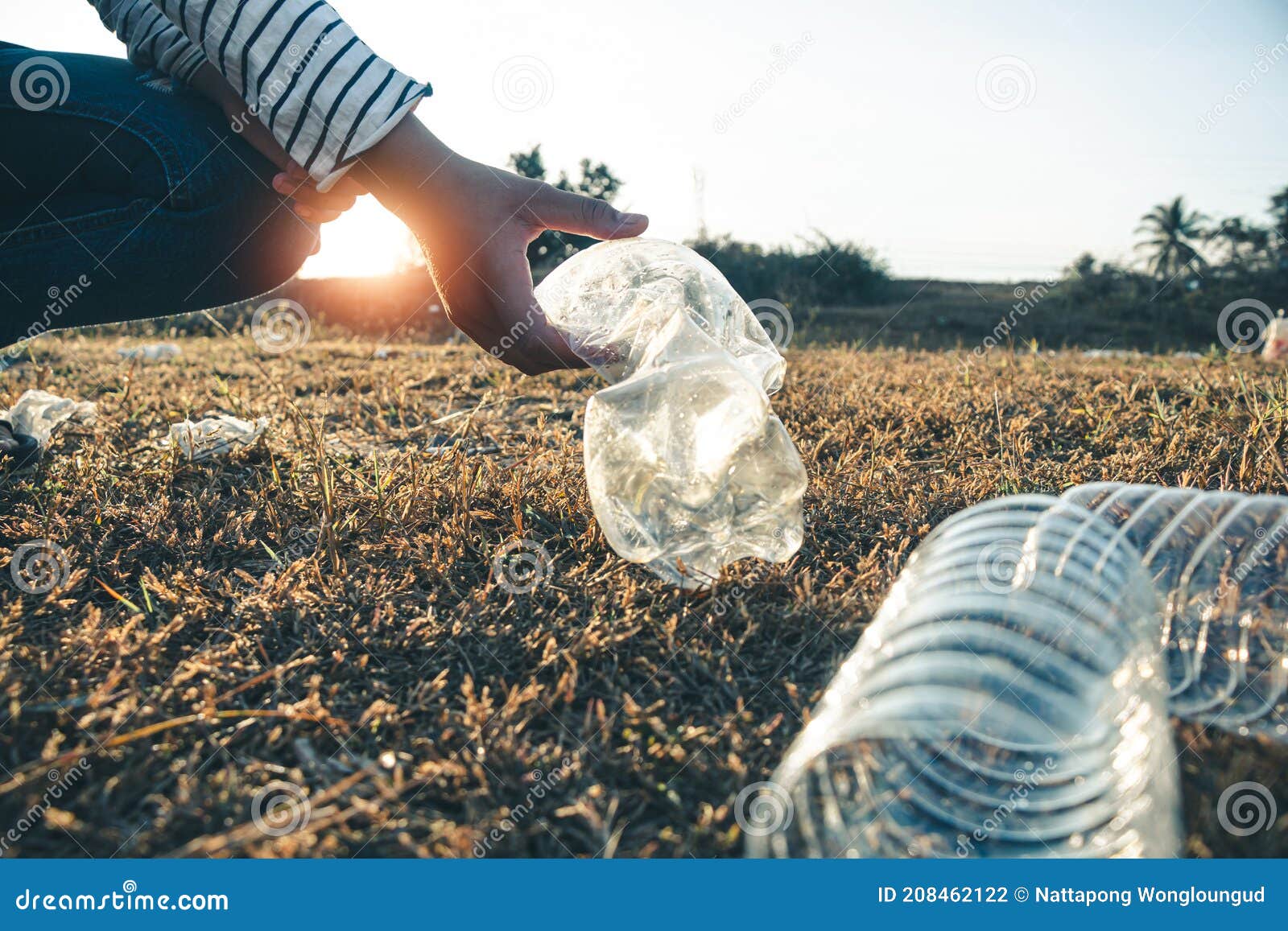 Women Garbage Collection for To Keep Clean and Take Recycling Stock ...