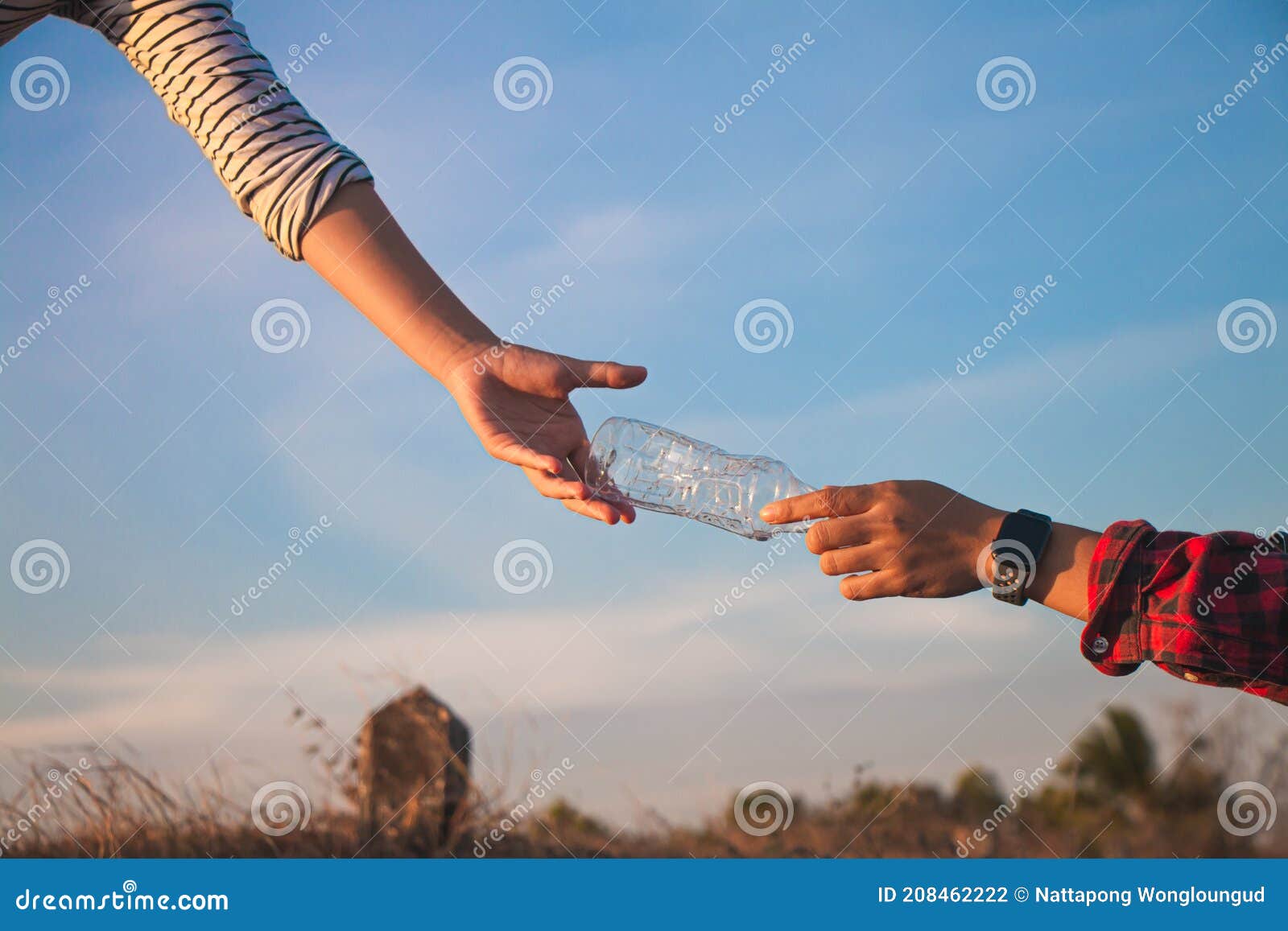 Women Garbage Collection for To Keep Clean and Take Recycling Stock ...