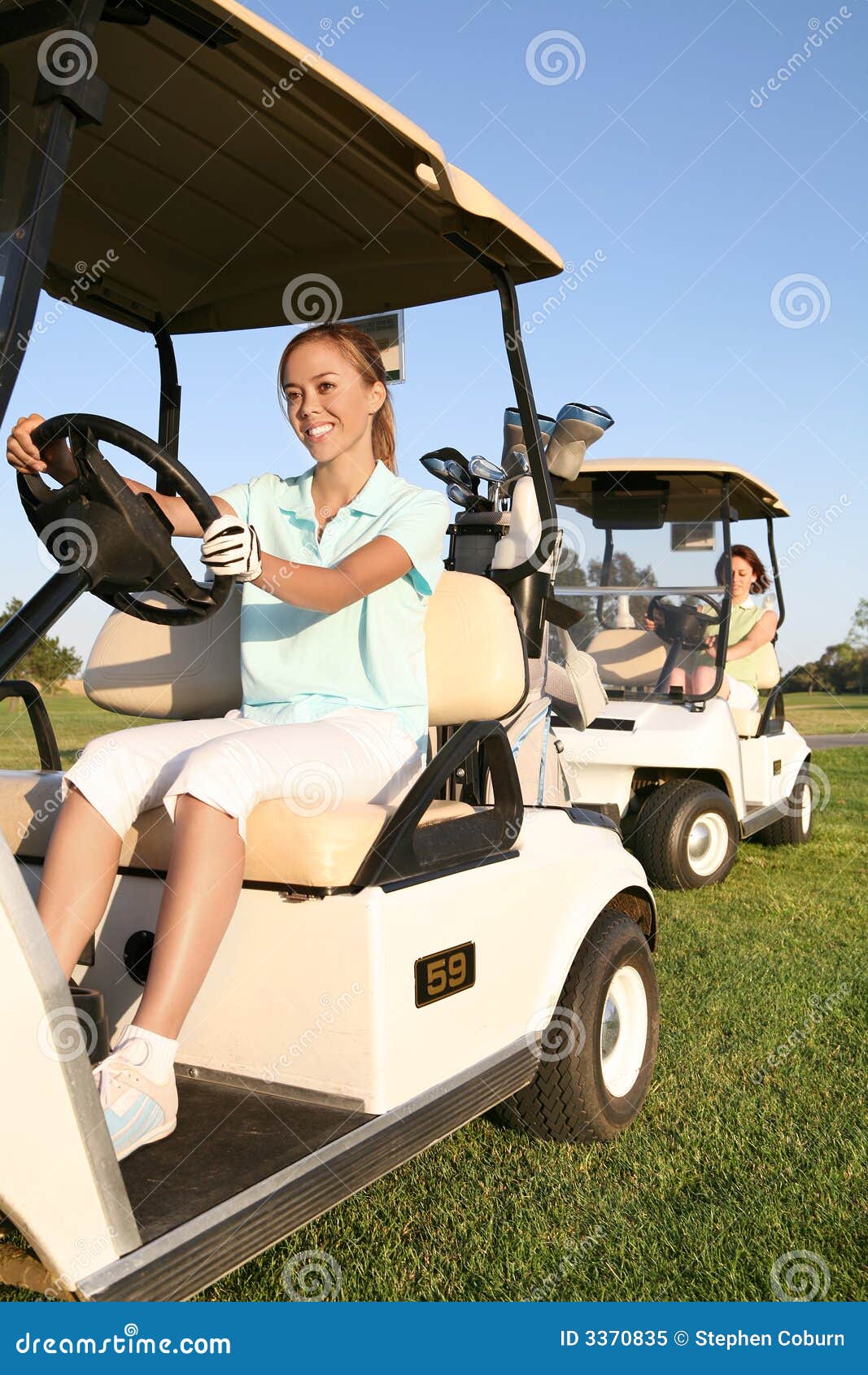 Women Golfers stock image. Image of game, attractive, athletic - 3370835