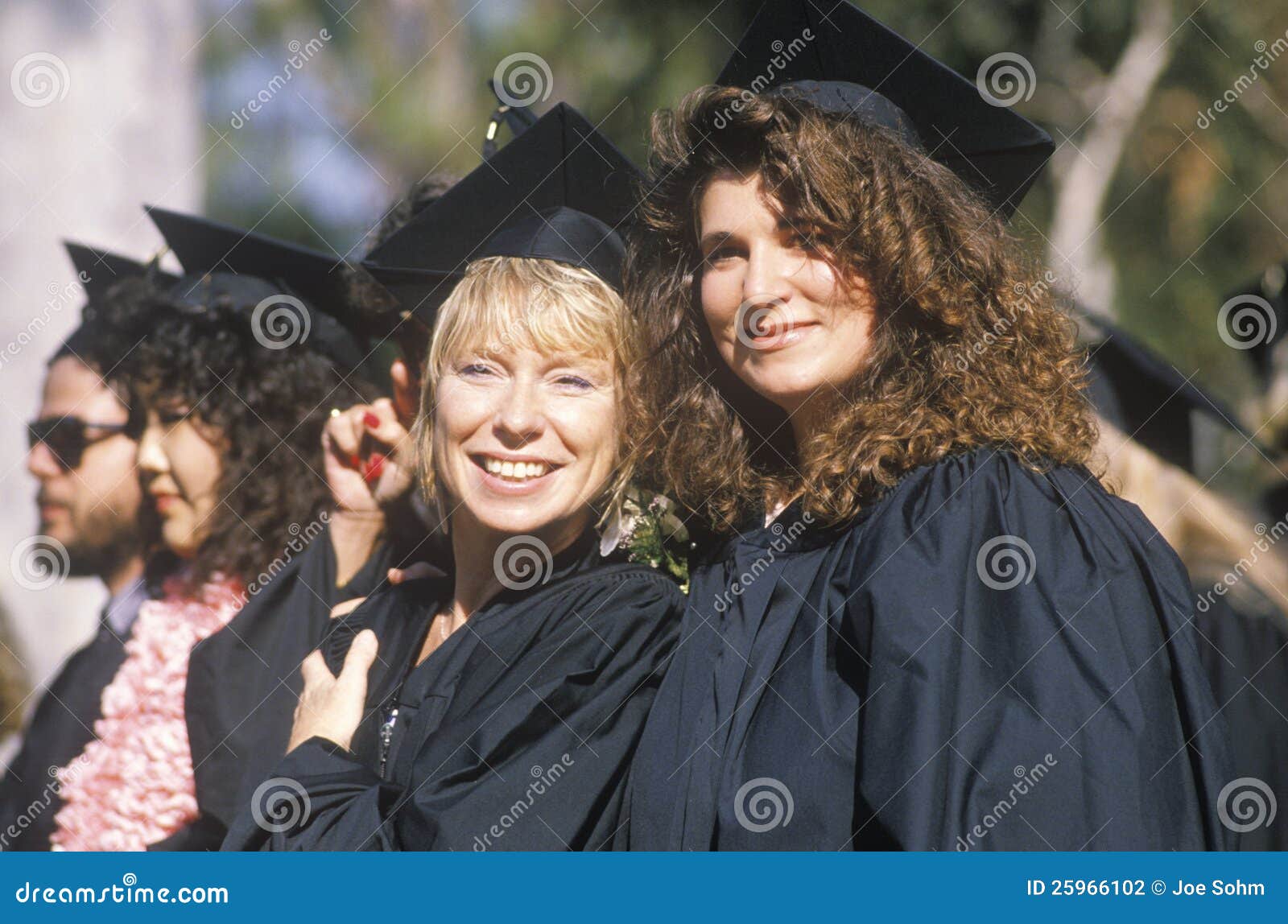 Women graduates from UCLA editorial photography. Image of love - 25966102