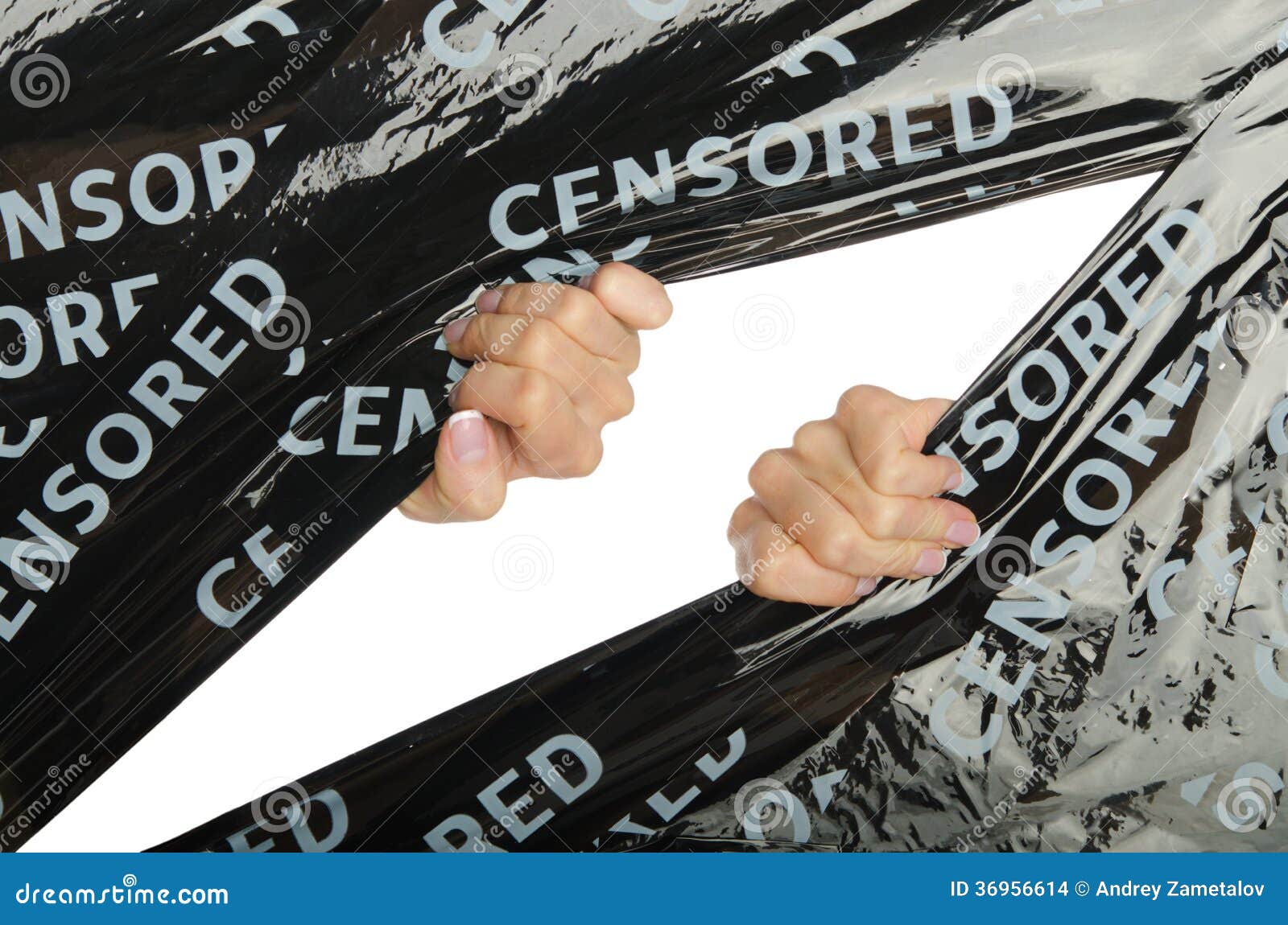 Women Hand Doing Gap in Censoring Stock Photo - Image of black ...