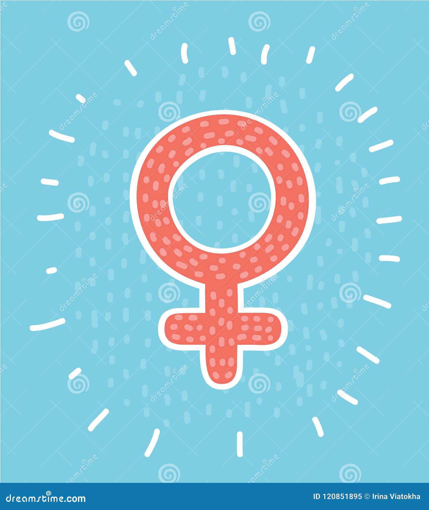Women hand drawn symbol stock vector. Illustration of feminine - 120851895