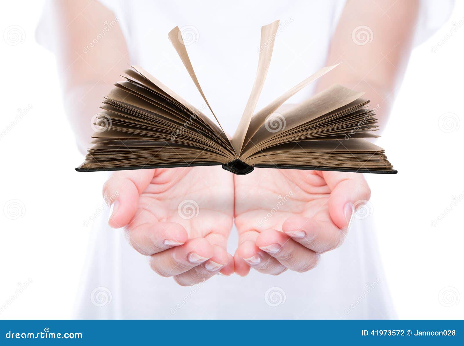 Women hand holding book stock photo. Image of copy, human - 41973572