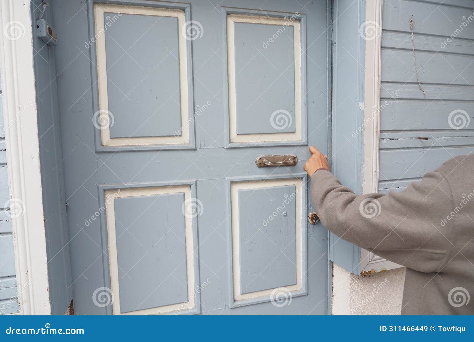 Hand Knock On The Door. Royalty-Free Stock Photo | CartoonDealer.com ...