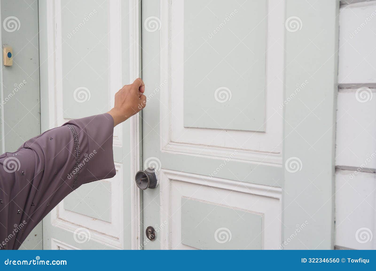 Hand Knock On The Door. Royalty-Free Stock Photo | CartoonDealer.com ...