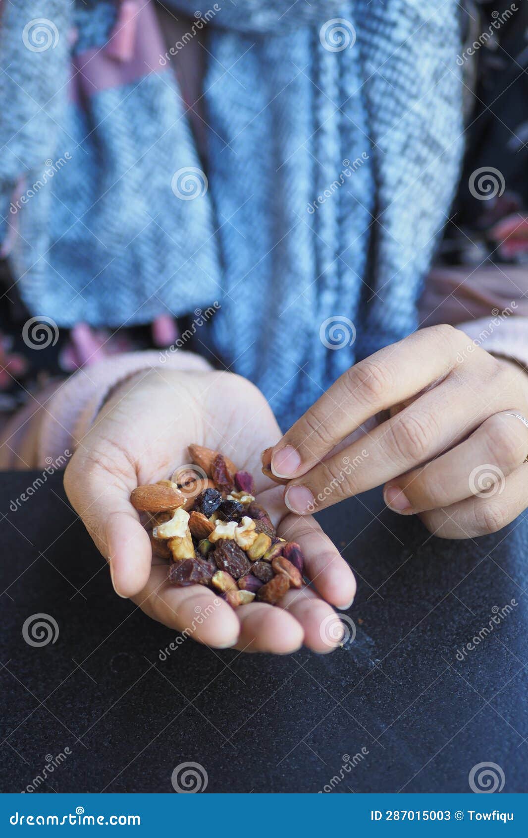 Women hand pick mixed nuts stock image. Image of cashew - 287015003