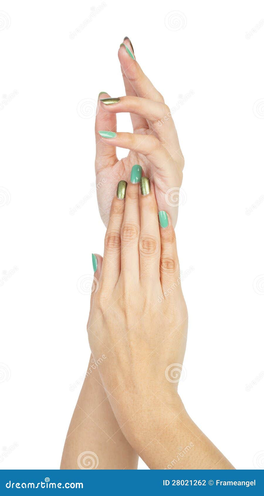 Women Hands with Nail Manicure Stock Photo - Image of manicure, fashion ...