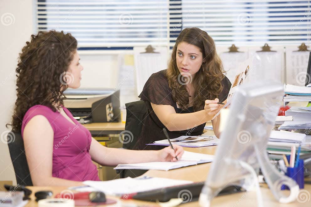 Women Having an Argument at Work Stock Photo - Image of working, paper ...