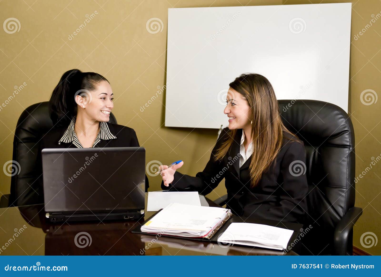 Women having a conference stock image. Image of communication - 7637541