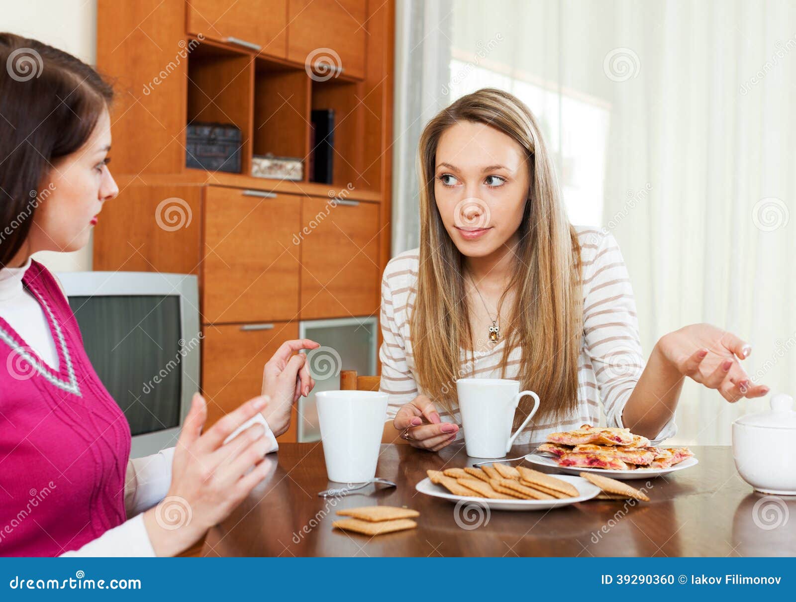 Women having squabble stock photo. Image of displeased - 39290360