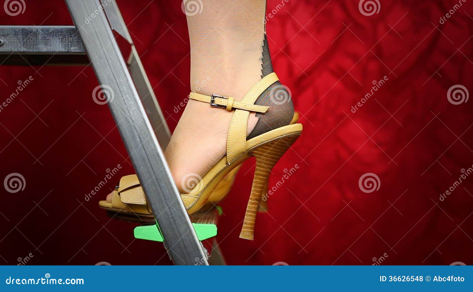 Women in high heels stock video. Video of construction - 36626548
