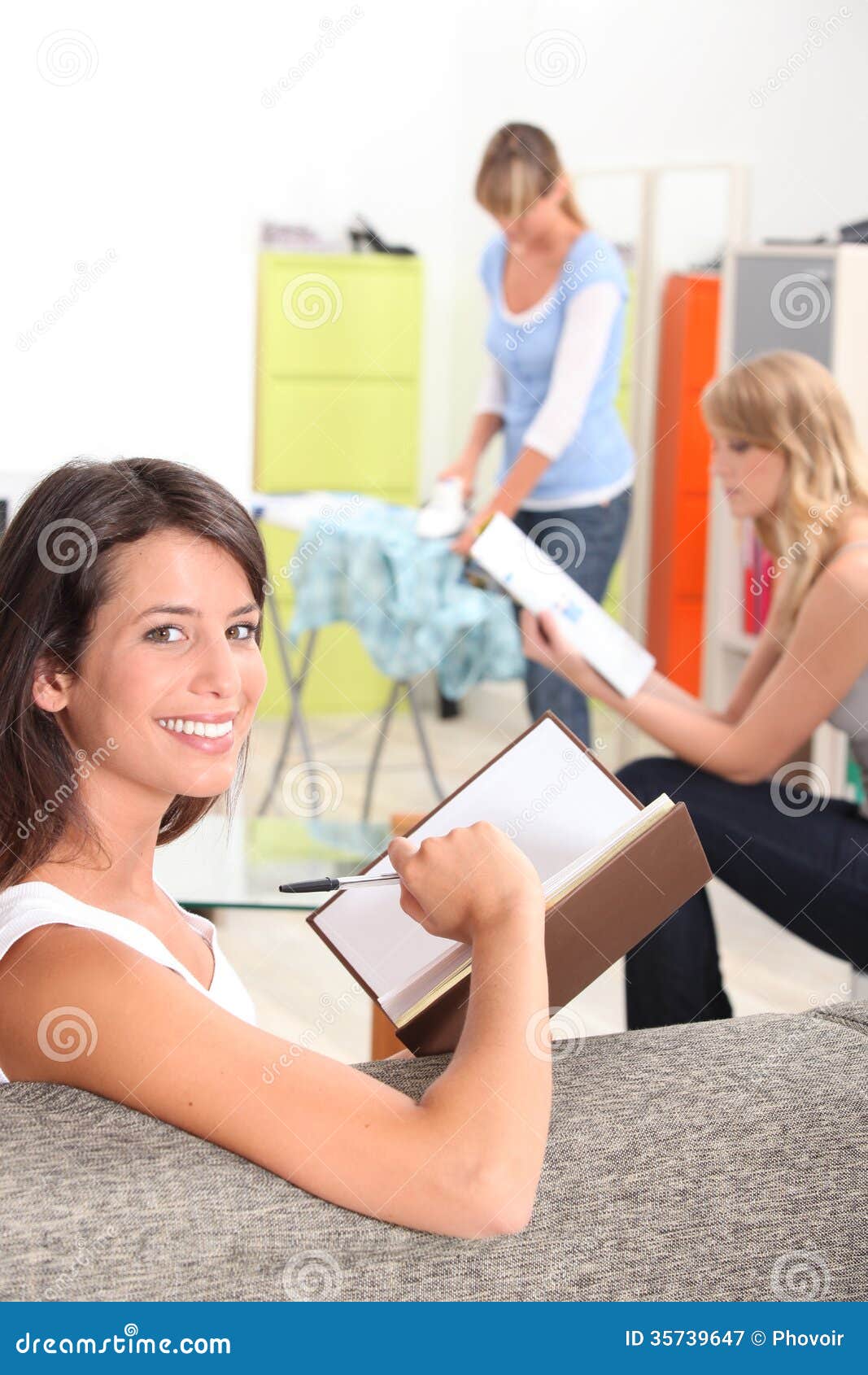 Women With Household Chores Royalty-Free Stock Photography ...