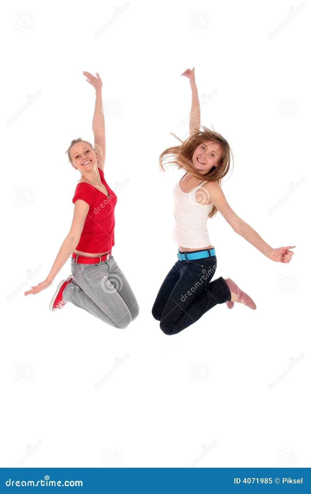 Women jumping stock image. Image of leap, leaping, freedom - 4071985