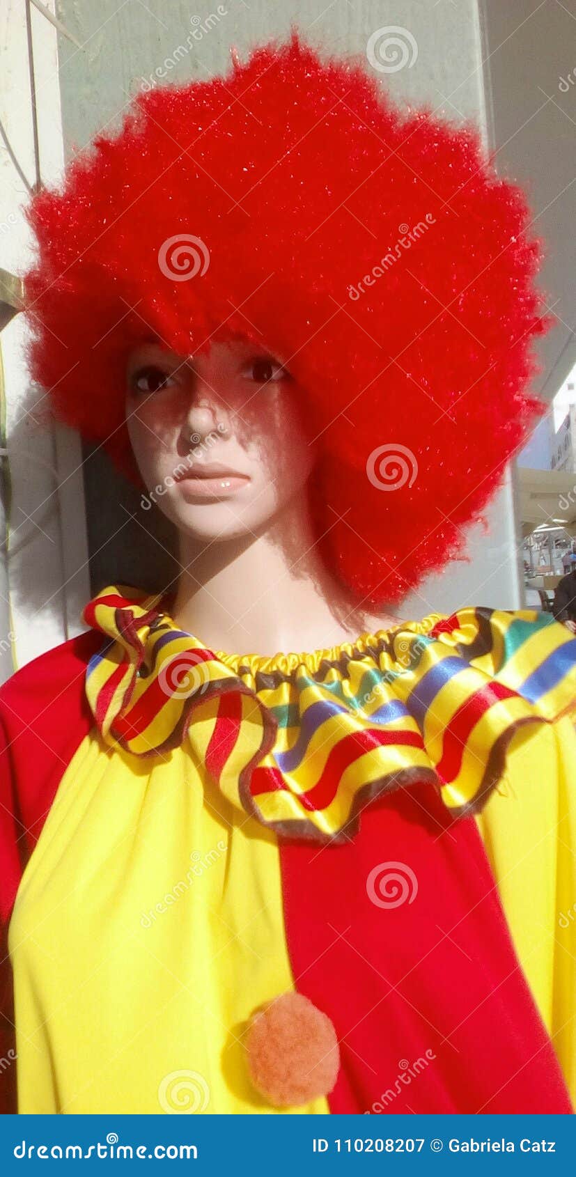 Mannequin stock image. Image of clown, colorful, head - 110208207