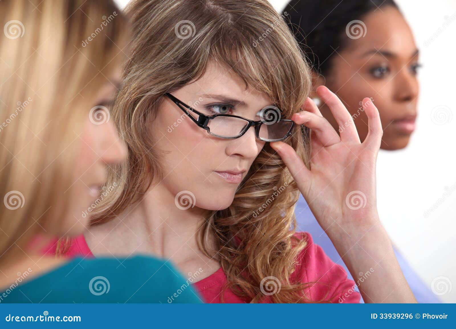 Women looking at something stock photo. Image of confident - 33939296