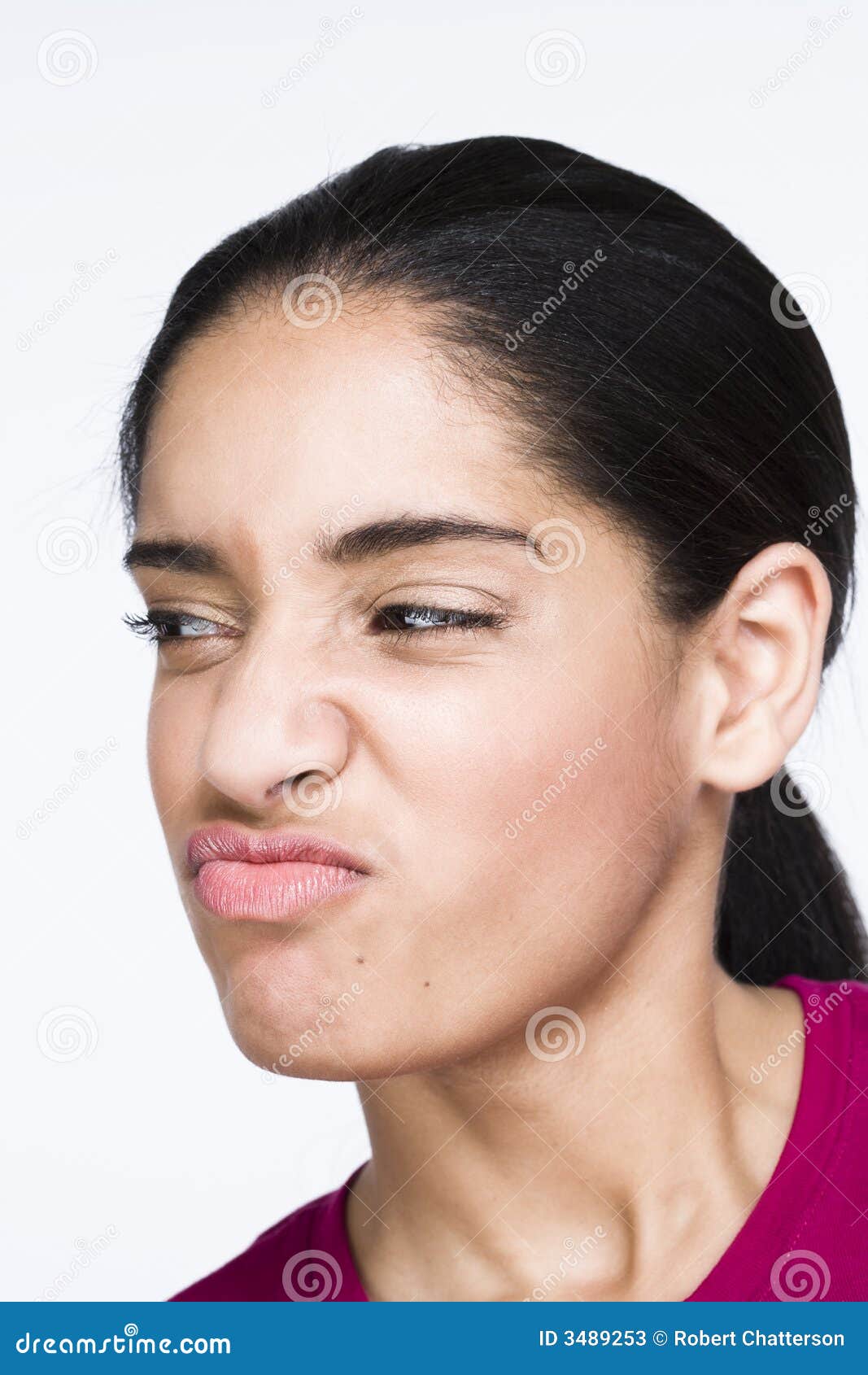 Women making an expression stock image. Image of displeased - 3489253