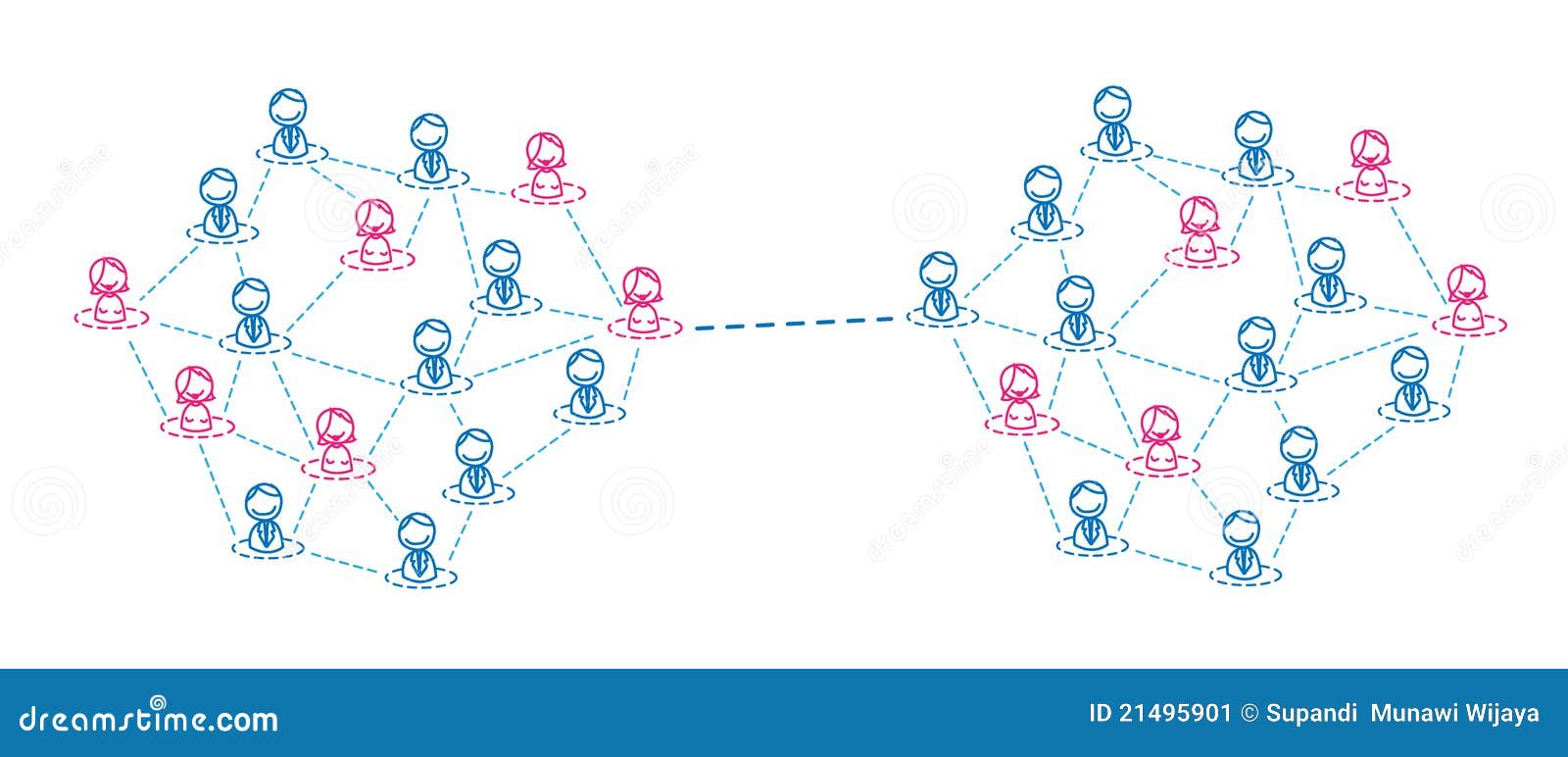 Women and men network stock illustration. Illustration of friend - 21495901