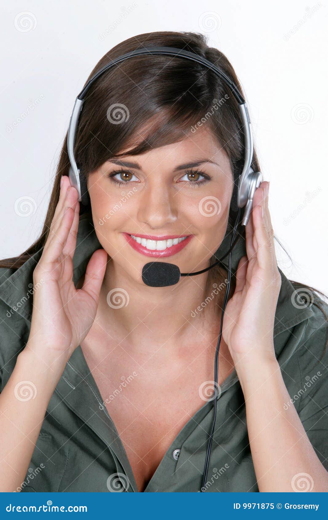 Women with microphone stock image. Image of smile, activity - 9971875