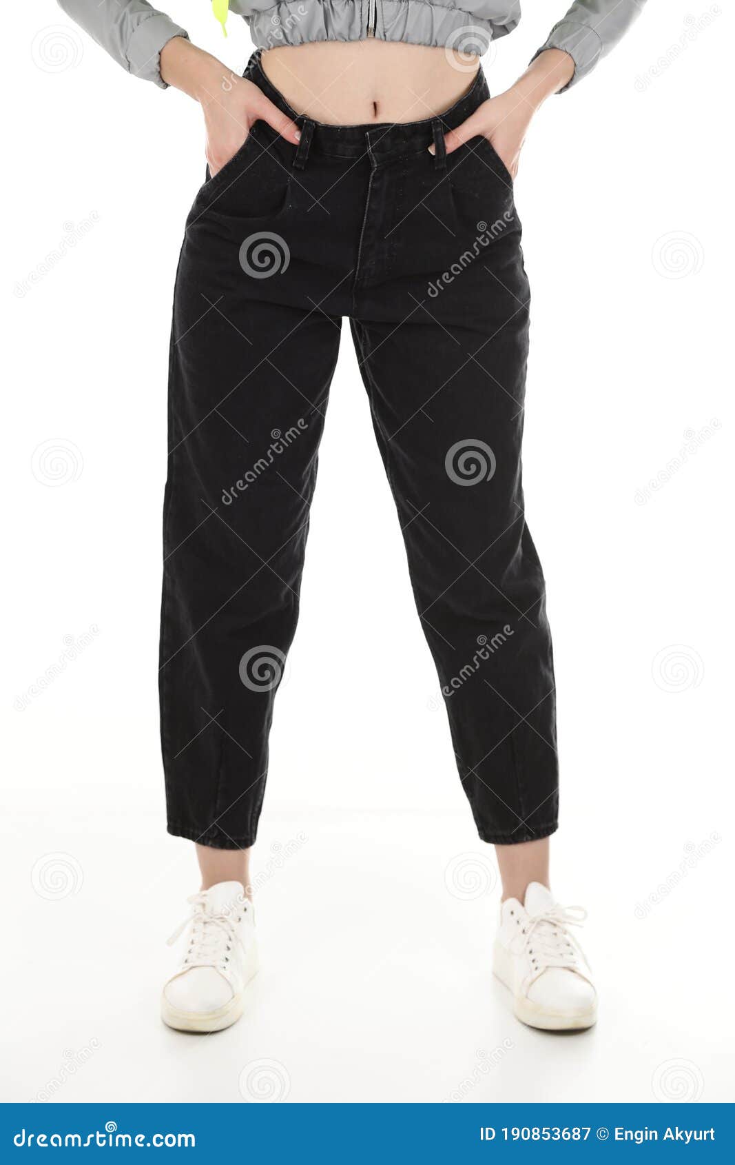 Black women pants stock image. Image of girl, beautiful - 190853687