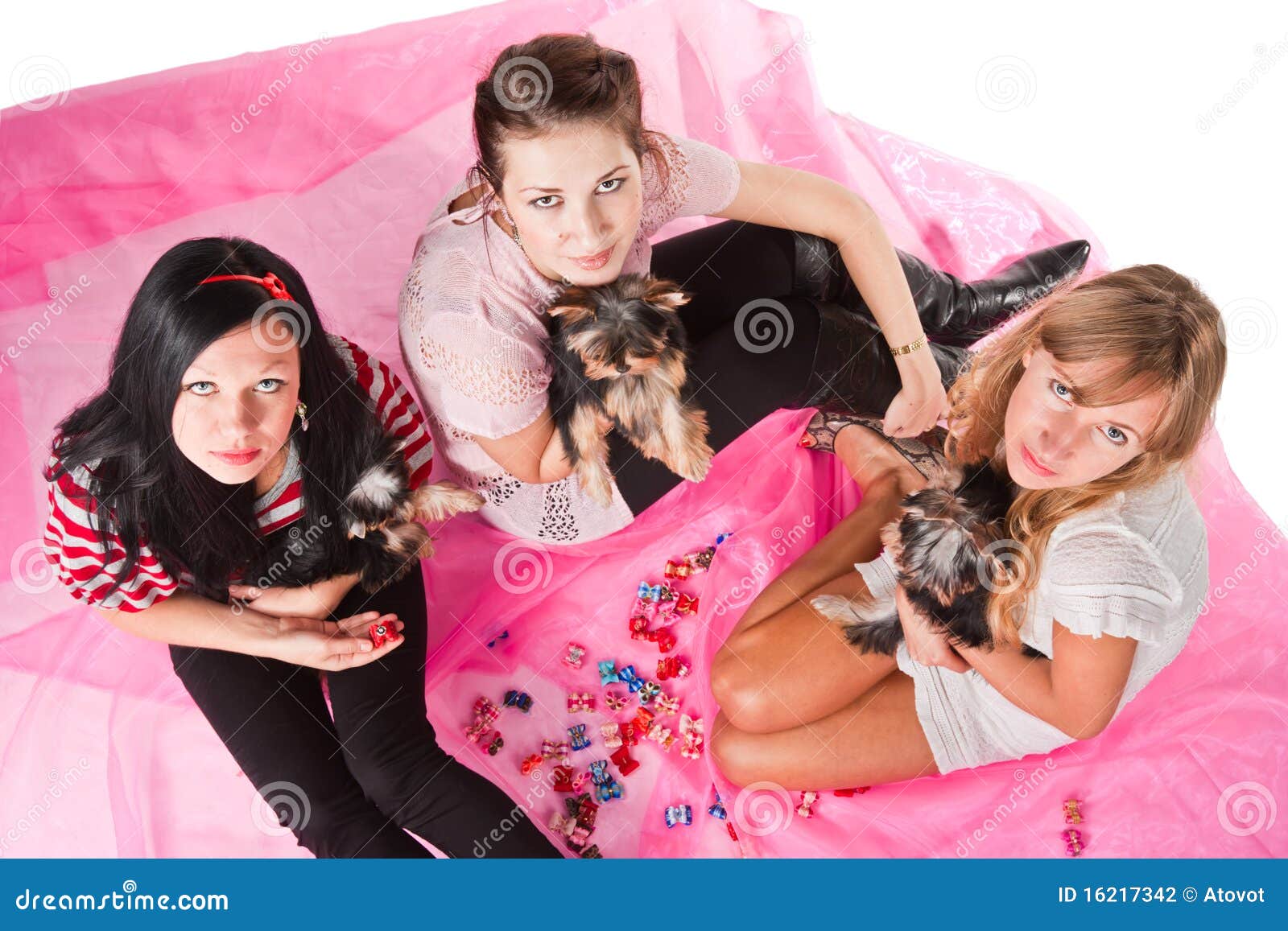 Women with pets stock photo. Image of animals, affectionate - 16217342