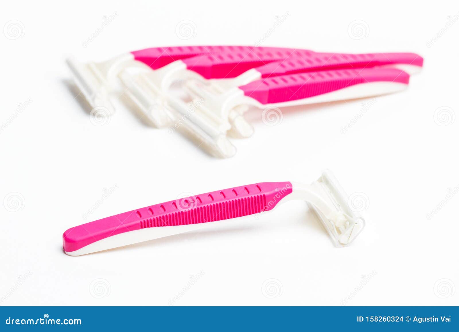 Women Razor on a White Background Stock Photo - Image of background ...