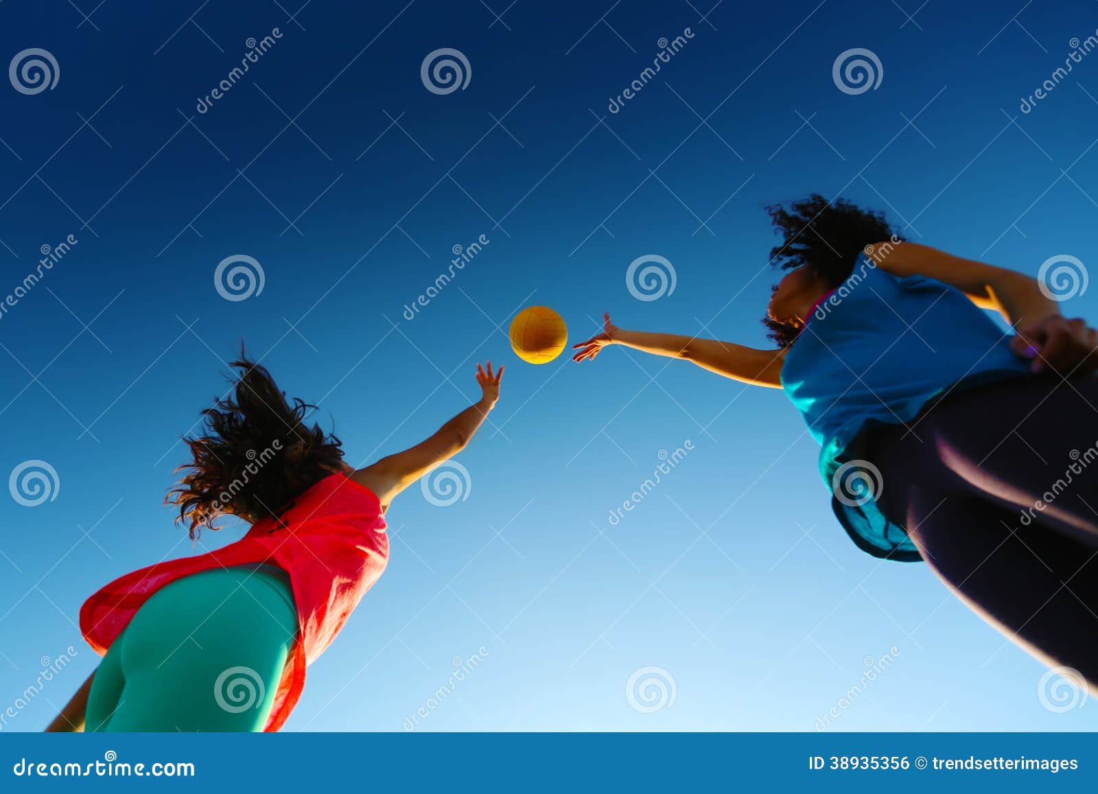 Women playing with a ball stock photo. Image of friendship - 38935356
