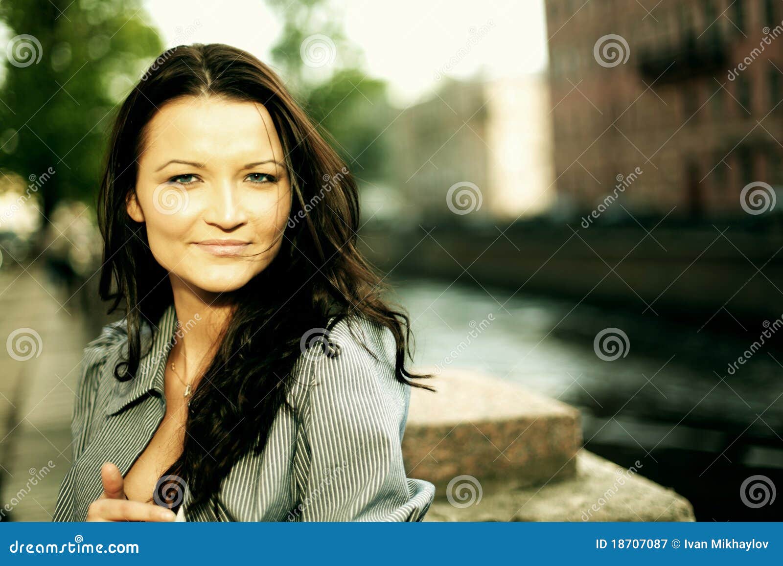 Women portrait outdoor stock image. Image of foreground - 18707087