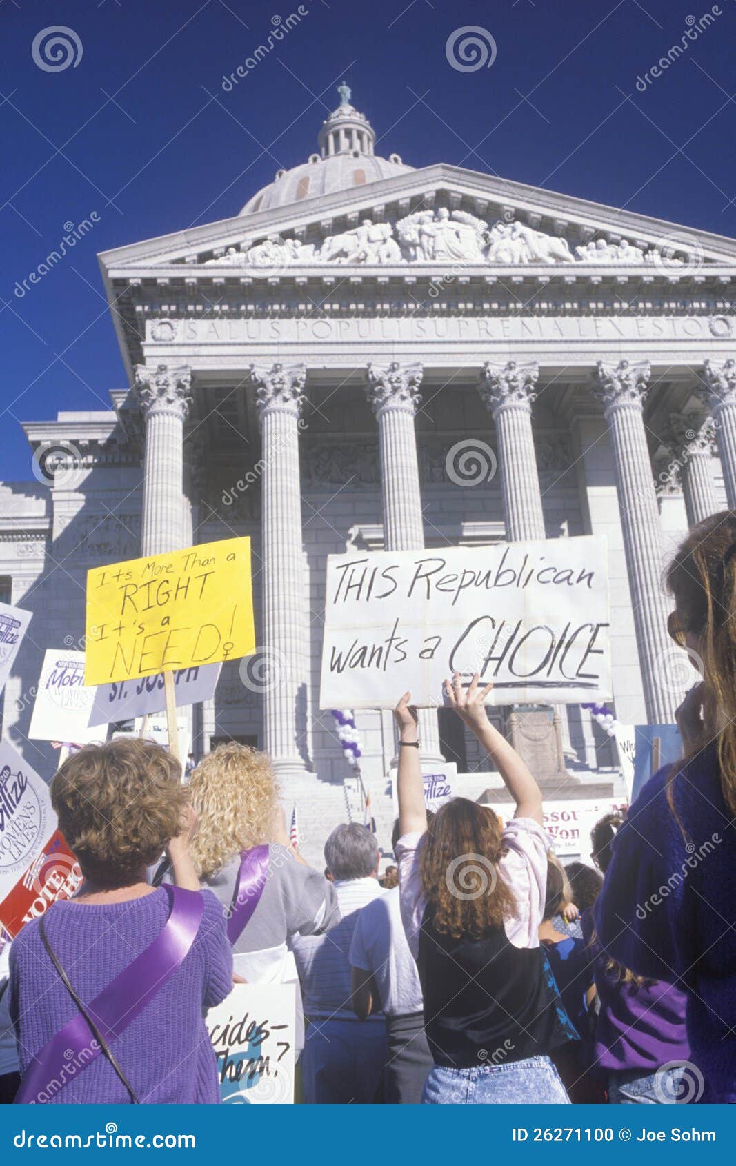 Women at pro-choice rally editorial image. Image of demonstrations ...