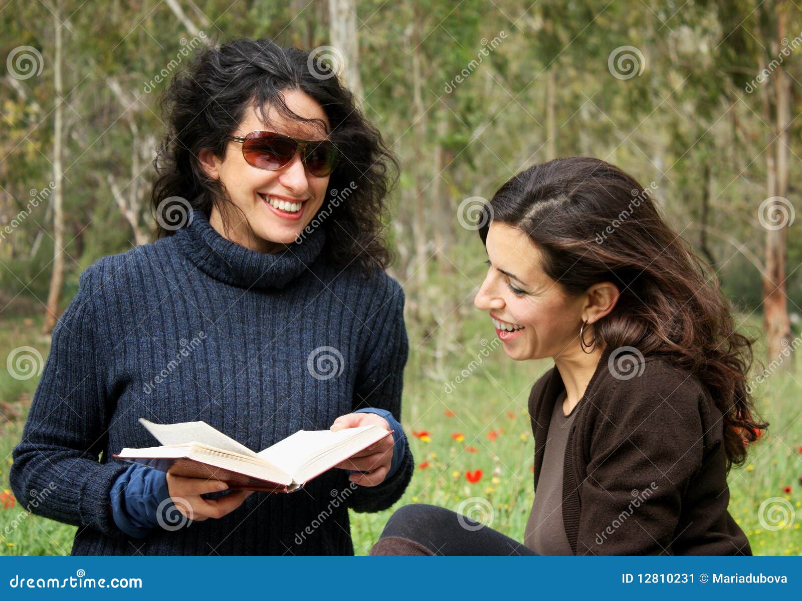 Women reading a book stock image. Image of people, curiosity - 12810231