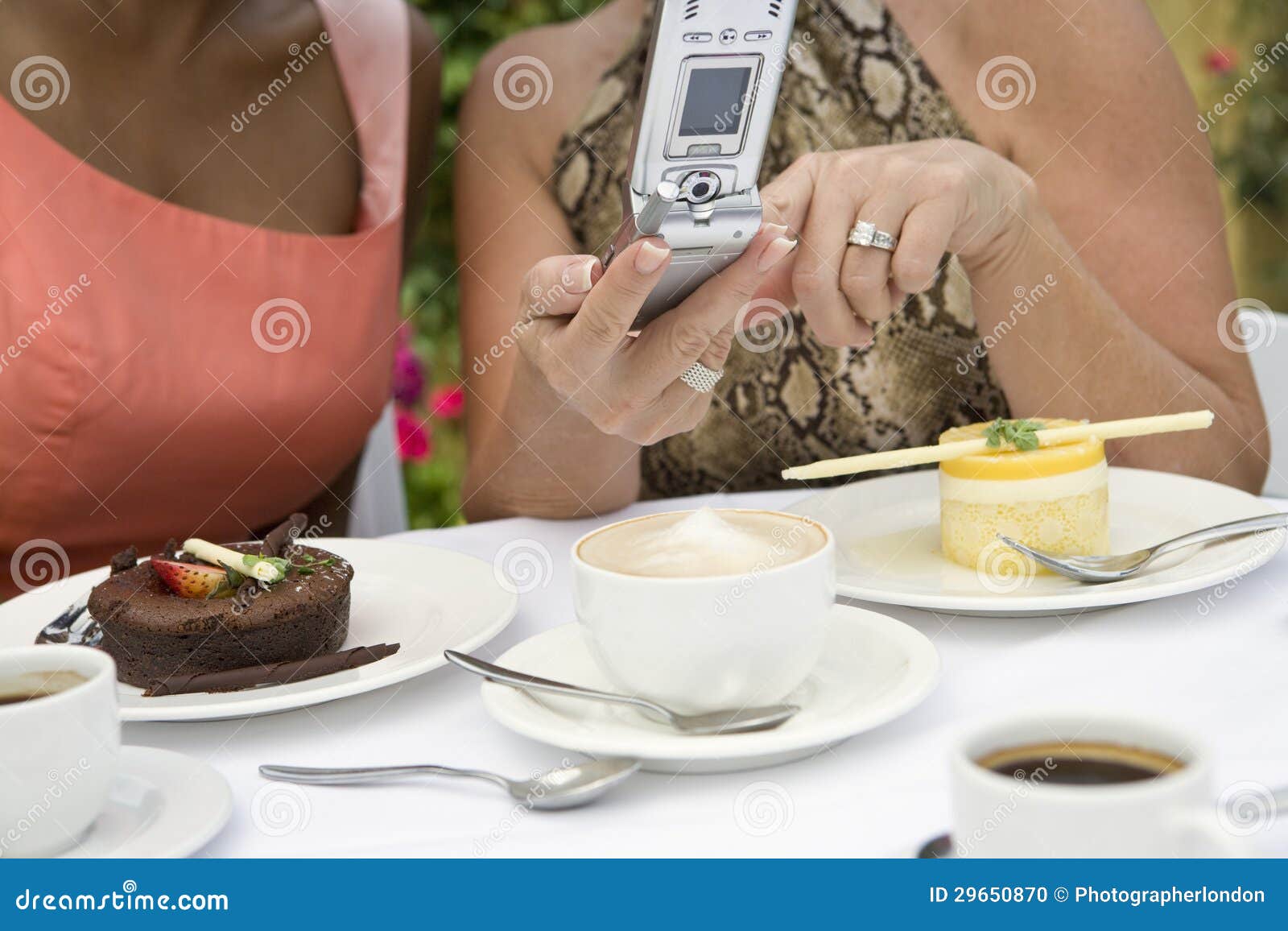 Women Reading Text Message stock photo. Image of female - 29650870