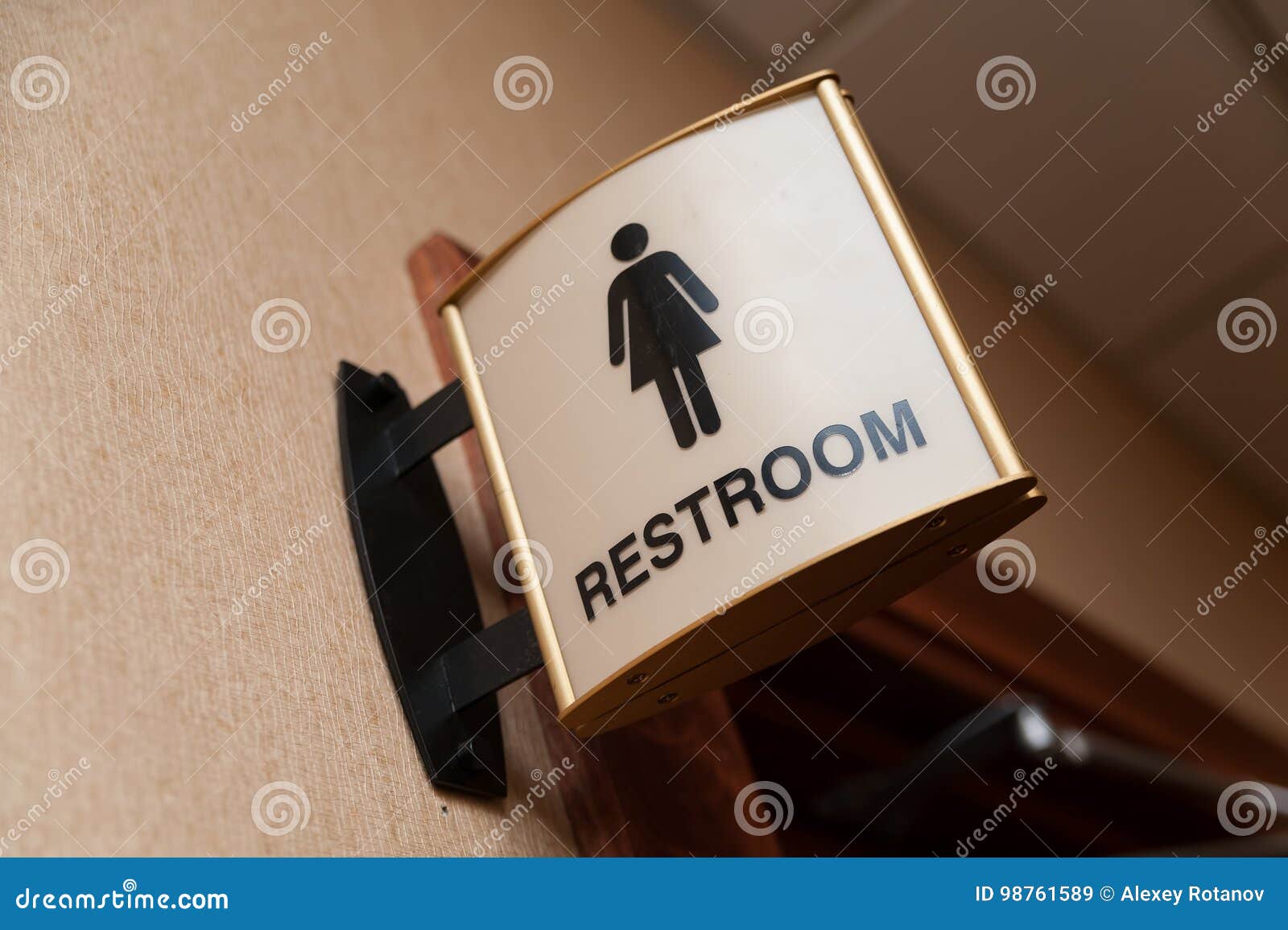 Women restroom sign stock image. Image of restroom, gender - 98761589