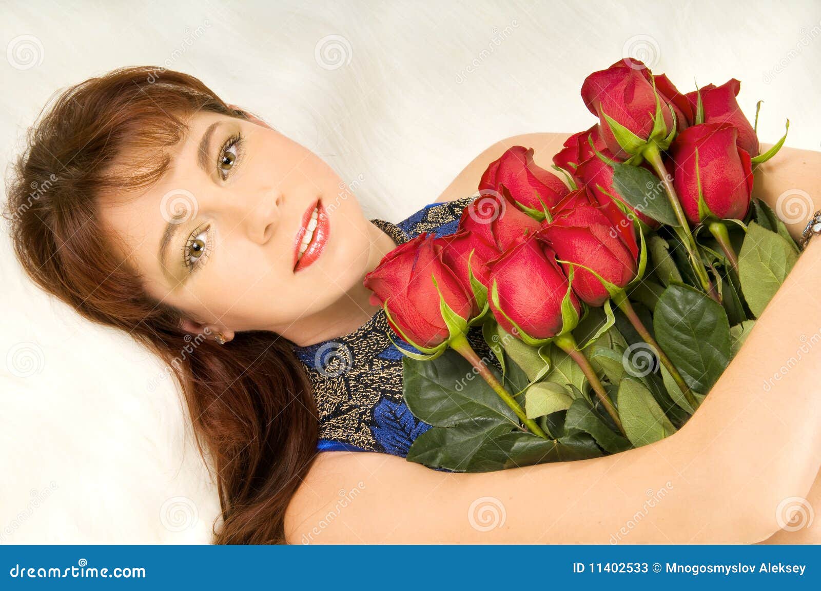 Women and roses stock image. Image of female, cute, white - 11402533