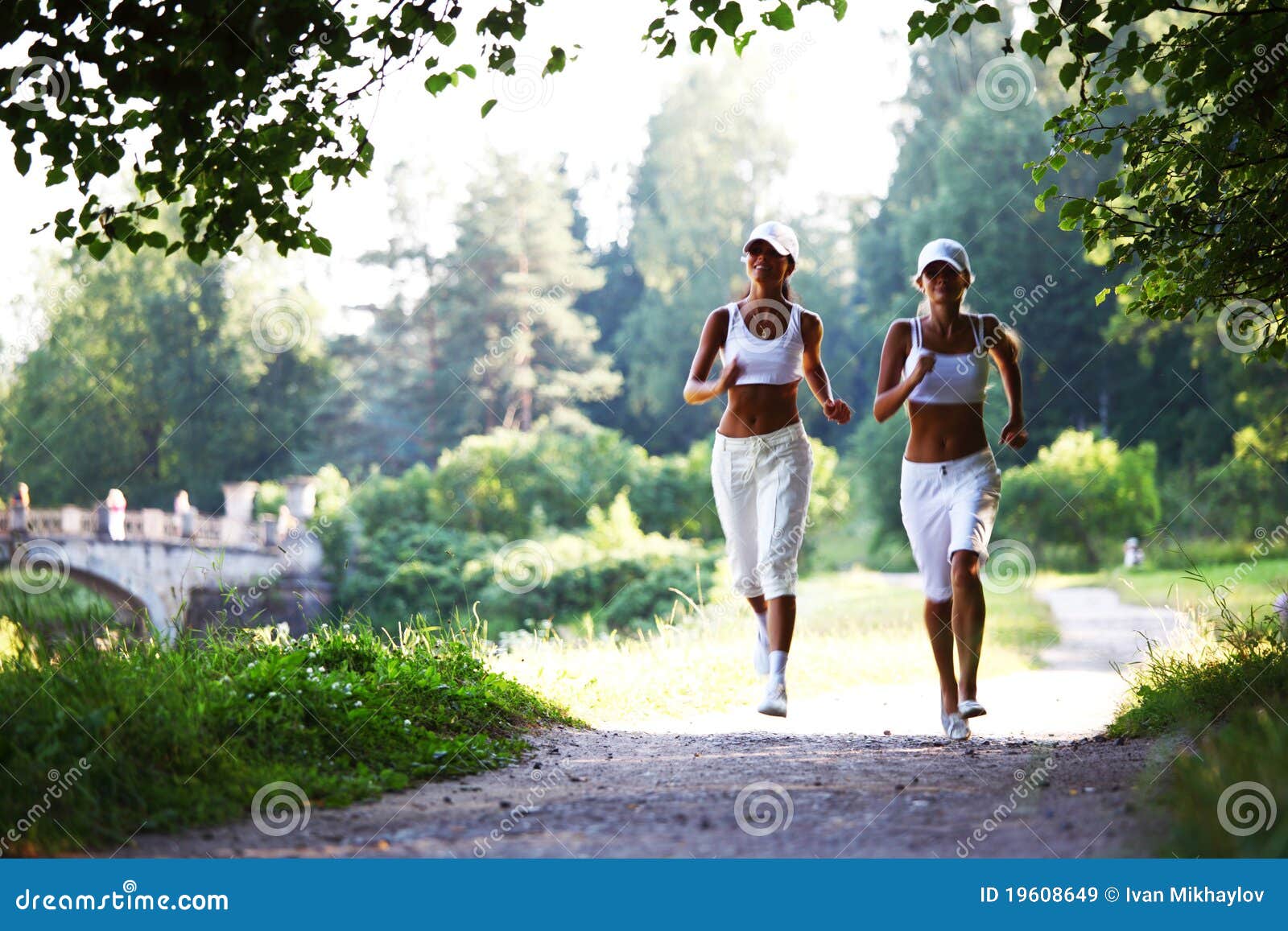 Women run stock image. Image of hair, motion, jogging - 19608649