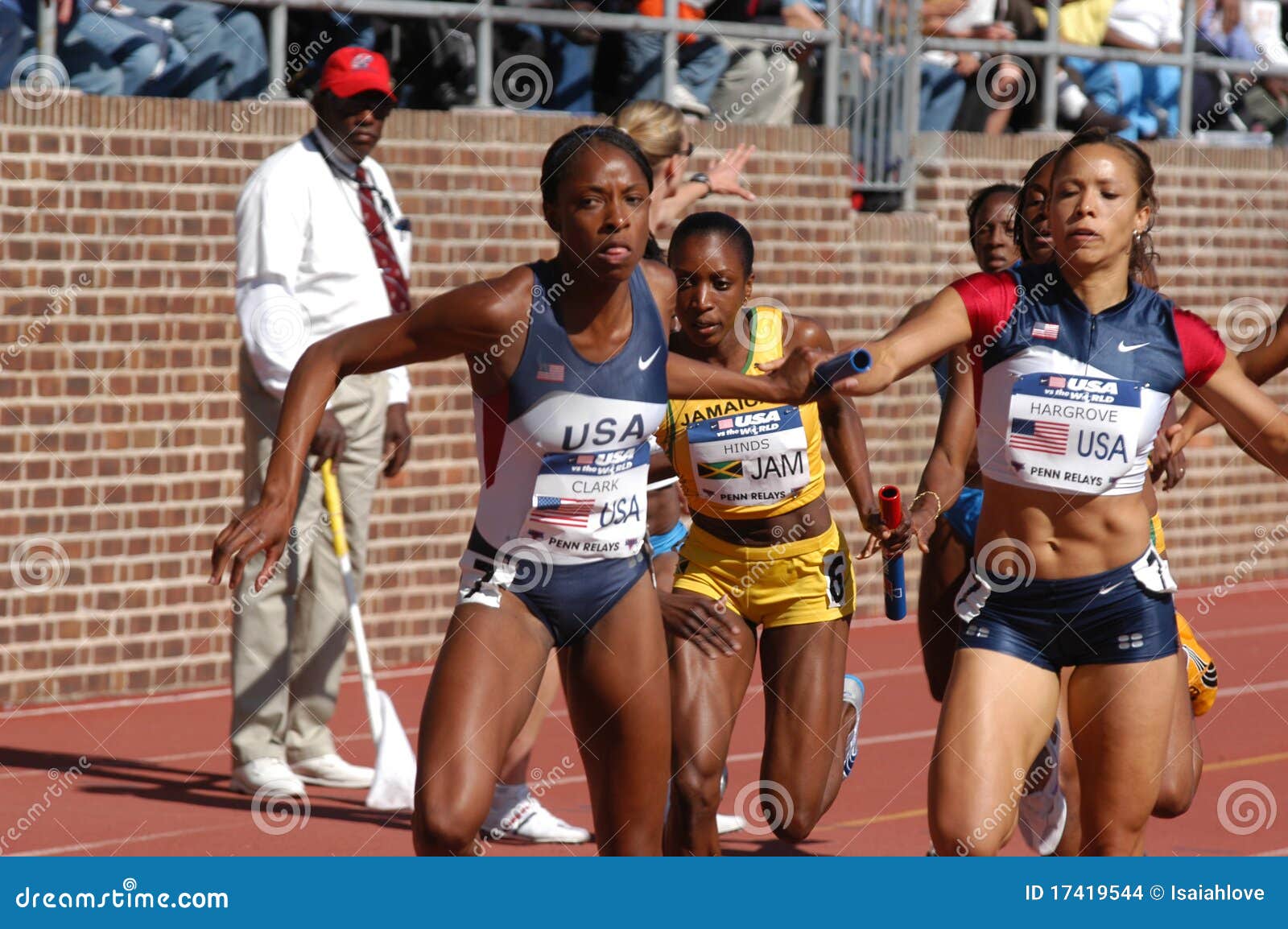 Women run in relay race editorial stock image. Image of athlete - 17419544